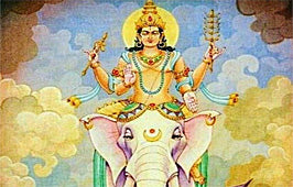 Lord Indra - the king of Gods - Indra the Ruler of Swarga (Heaven ...